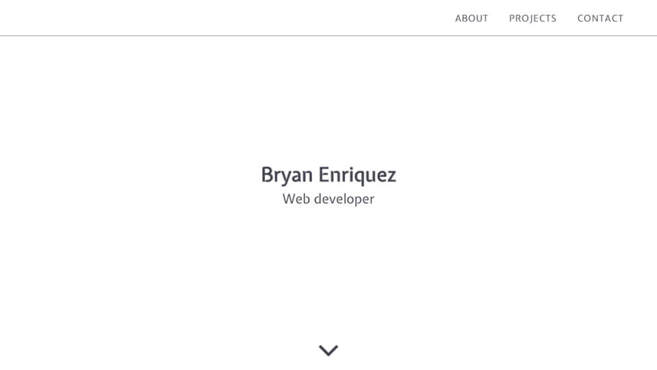 Bryan Enriquez - Web Developer